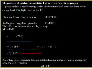 Molecular Spectroscopy For UG and PG Students Part 2.pptx