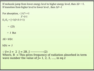 Molecular Spectroscopy For UG and PG Students Part 2.pptx