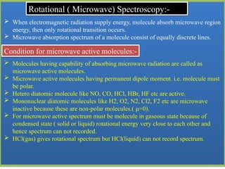 Molecular Spectroscopy For UG and PG Students Part 2.pptx