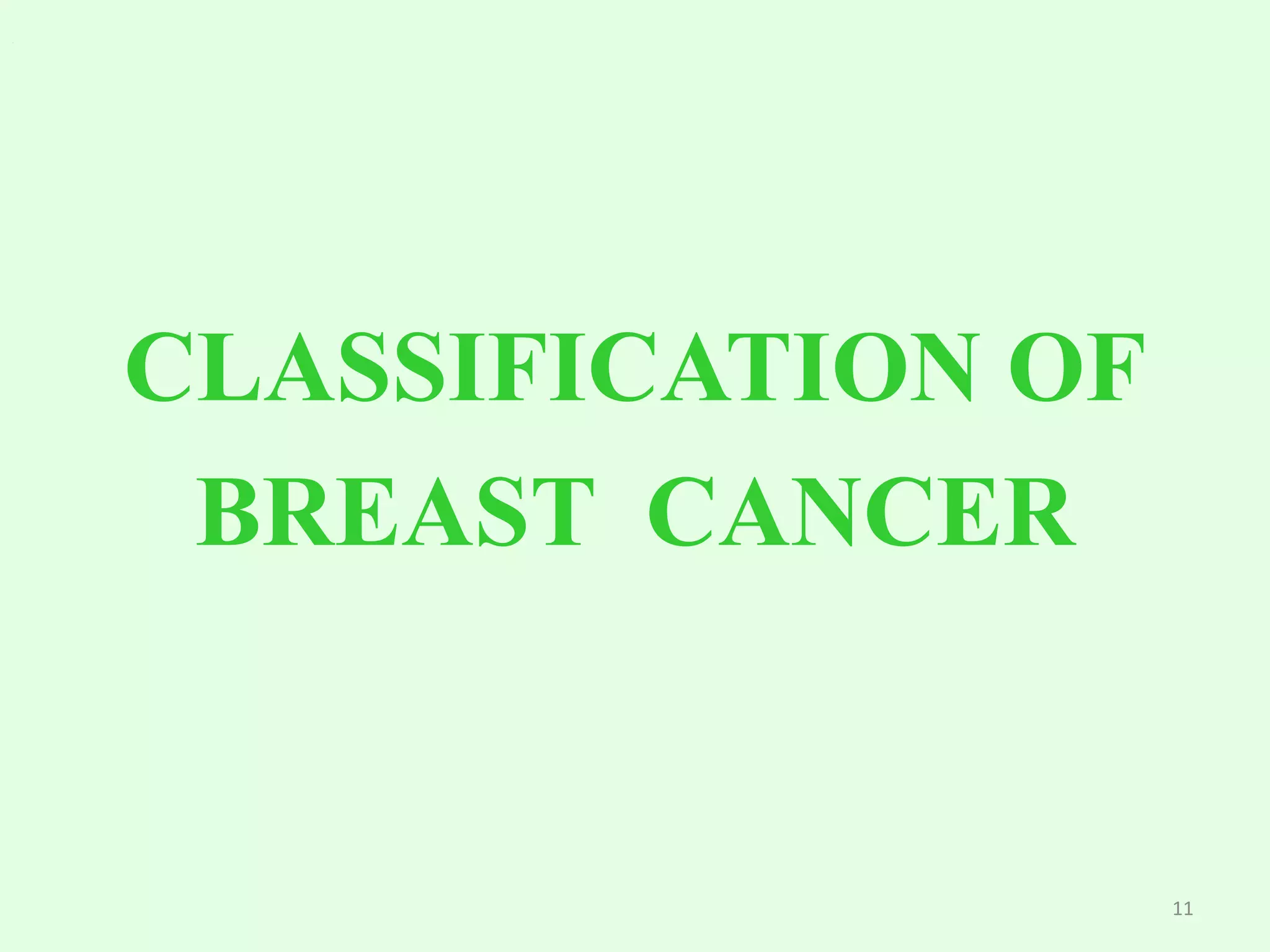 Molecular Subtypes of Breast Cancer | PPTX
