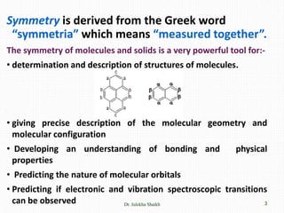 Molecular symmetry by Dr Julekha A. Shaikh | PPT