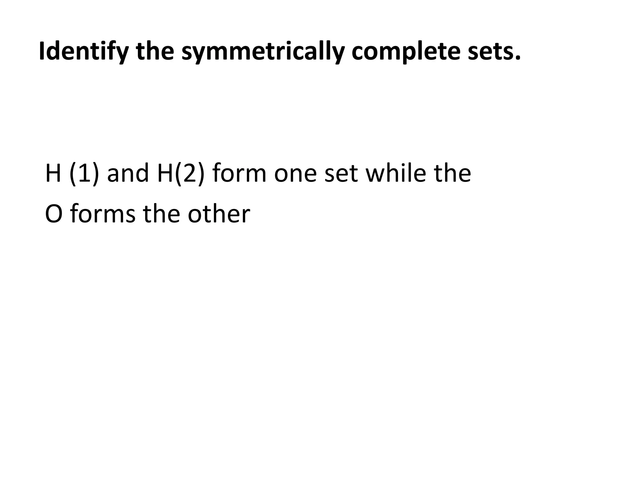 Molecular symmetry and group theory | PPTX