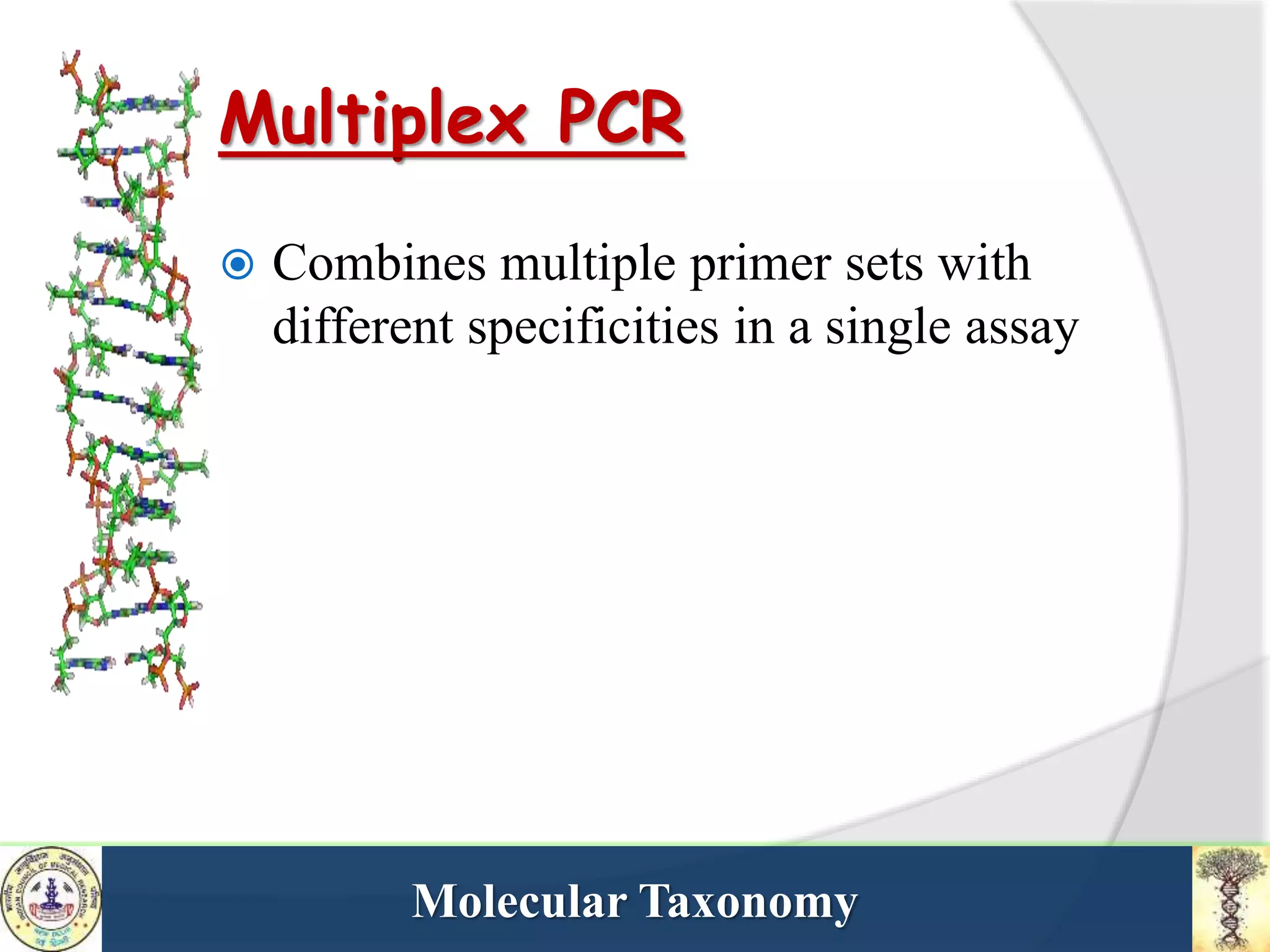Molecular taxonomy | PPTX