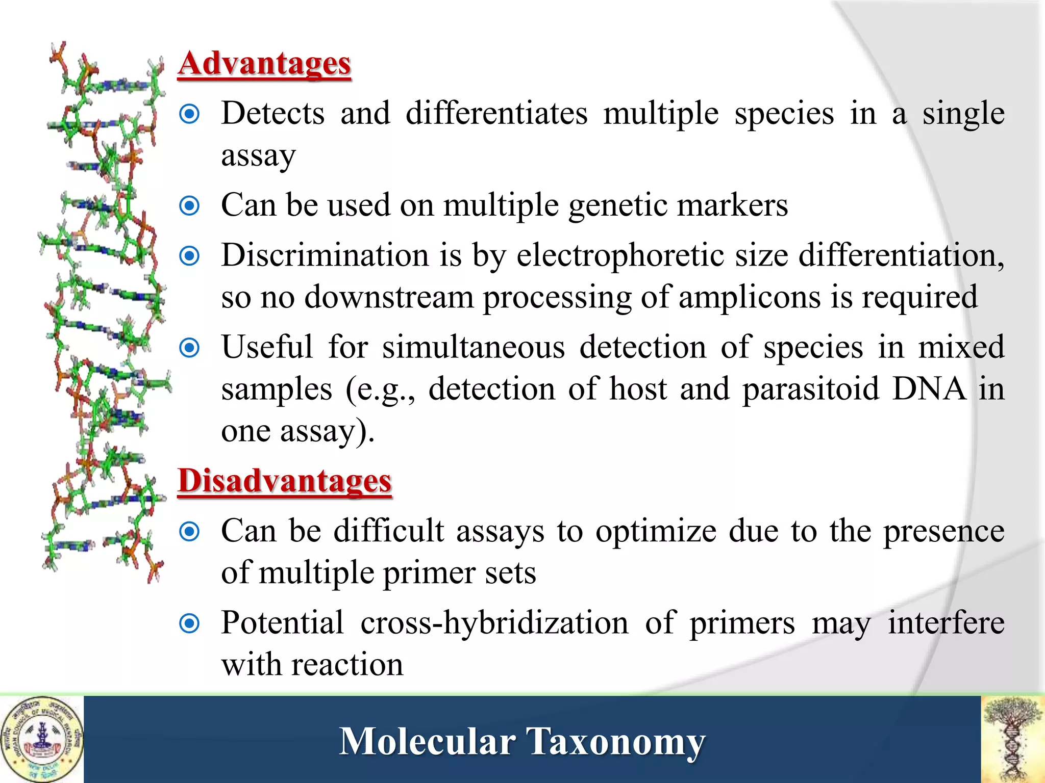 Molecular taxonomy | PPTX