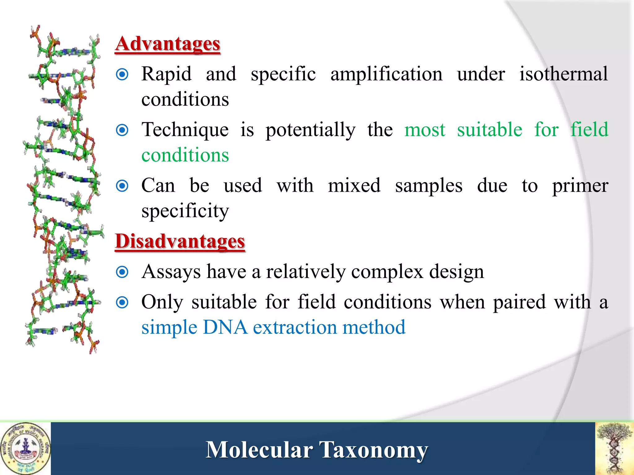 Molecular taxonomy | PPTX