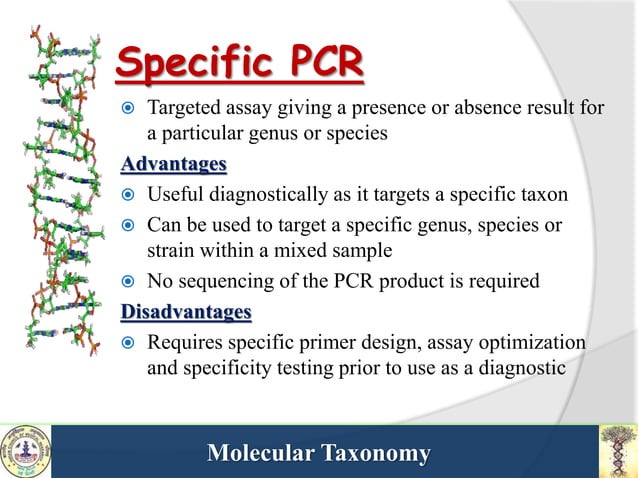 Molecular taxonomy | PPTX