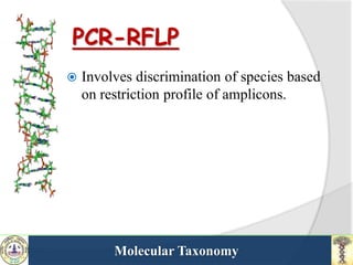 Molecular taxonomy | PPTX