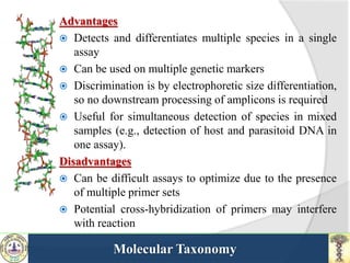 Molecular taxonomy | PPTX