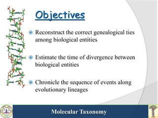 Molecular taxonomy | PPTX
