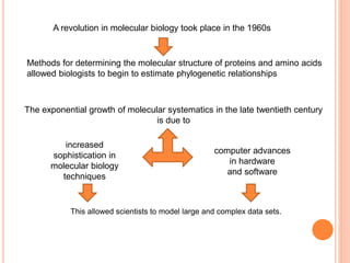 Molecular taxonomy | PPTX