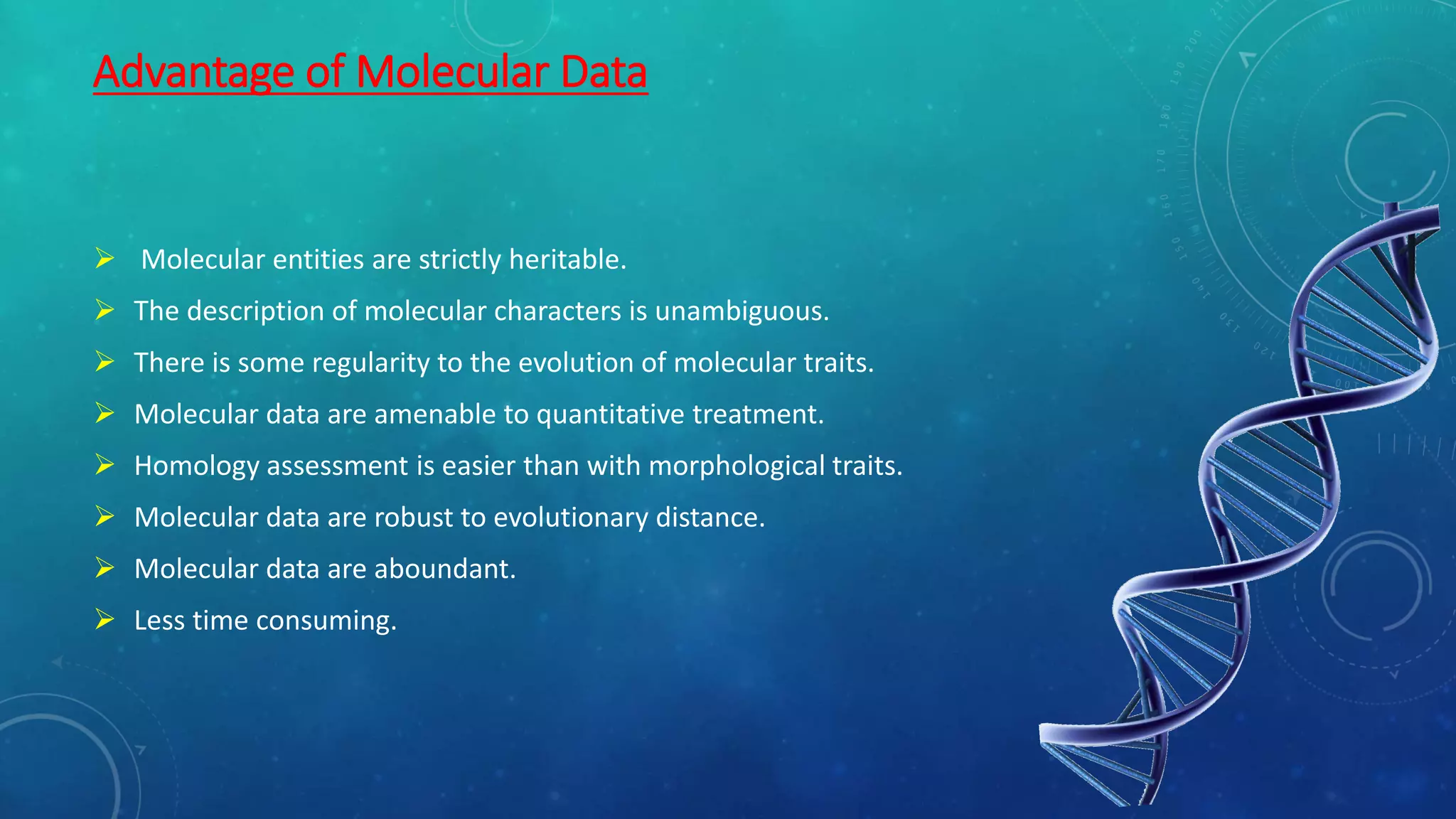Molecular taxonomy | PPTX