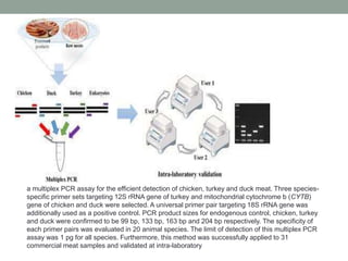 Molecular techniques in food microbiology | PPTX