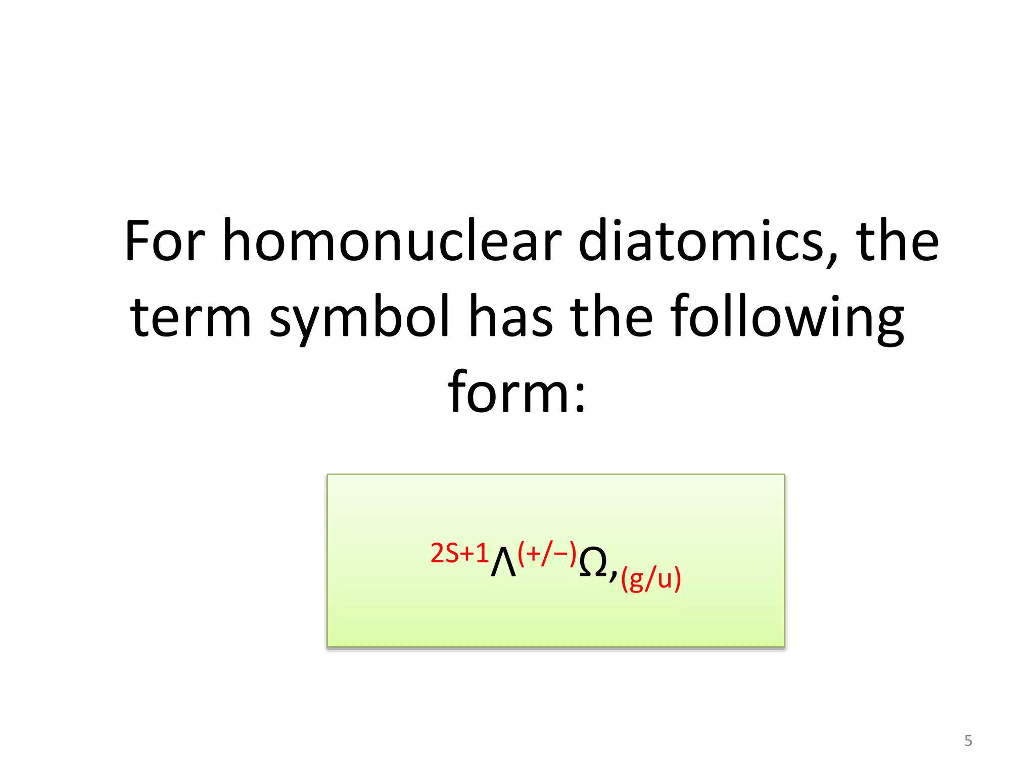 Molecular term sybol | PPTX