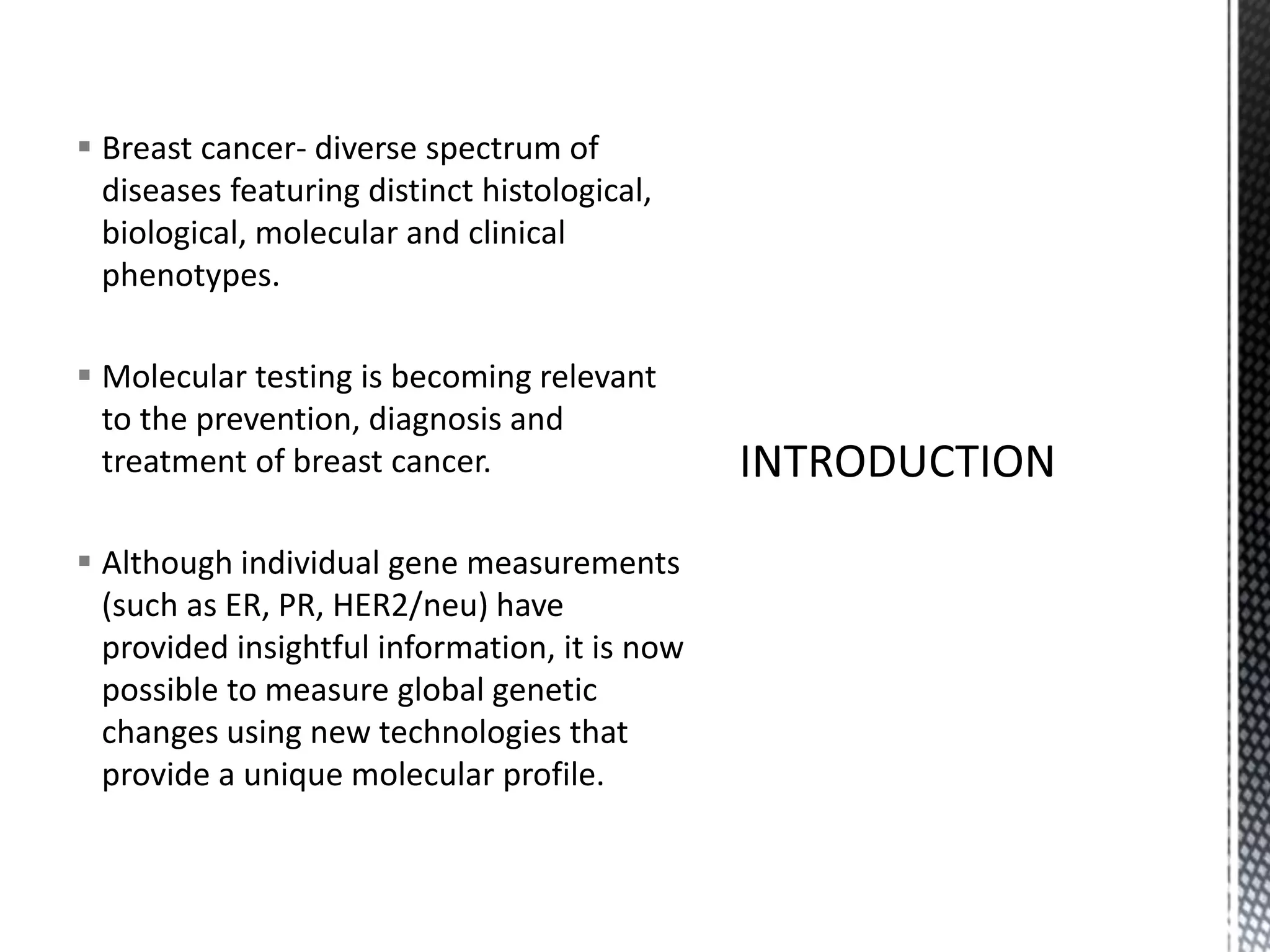 Molecular testing and ihc surrogates for breast carcinoma | PPT