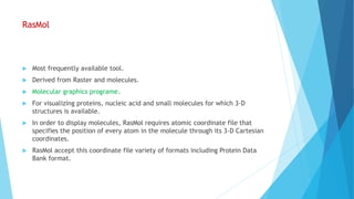Molecular visualization | PPTX | Chemistry | Science