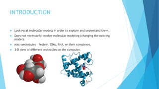 Molecular visualization | PPTX | Chemistry | Science