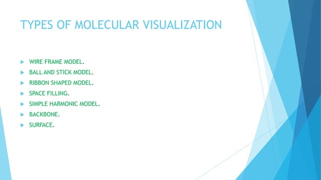 Molecular visualization | PPTX | Chemistry | Science