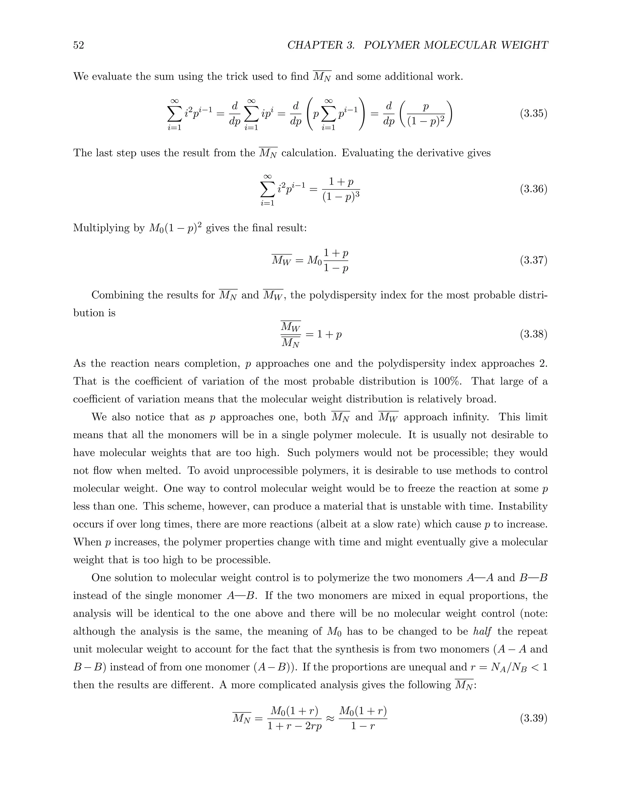 Molecular weight fundamentals | PDF