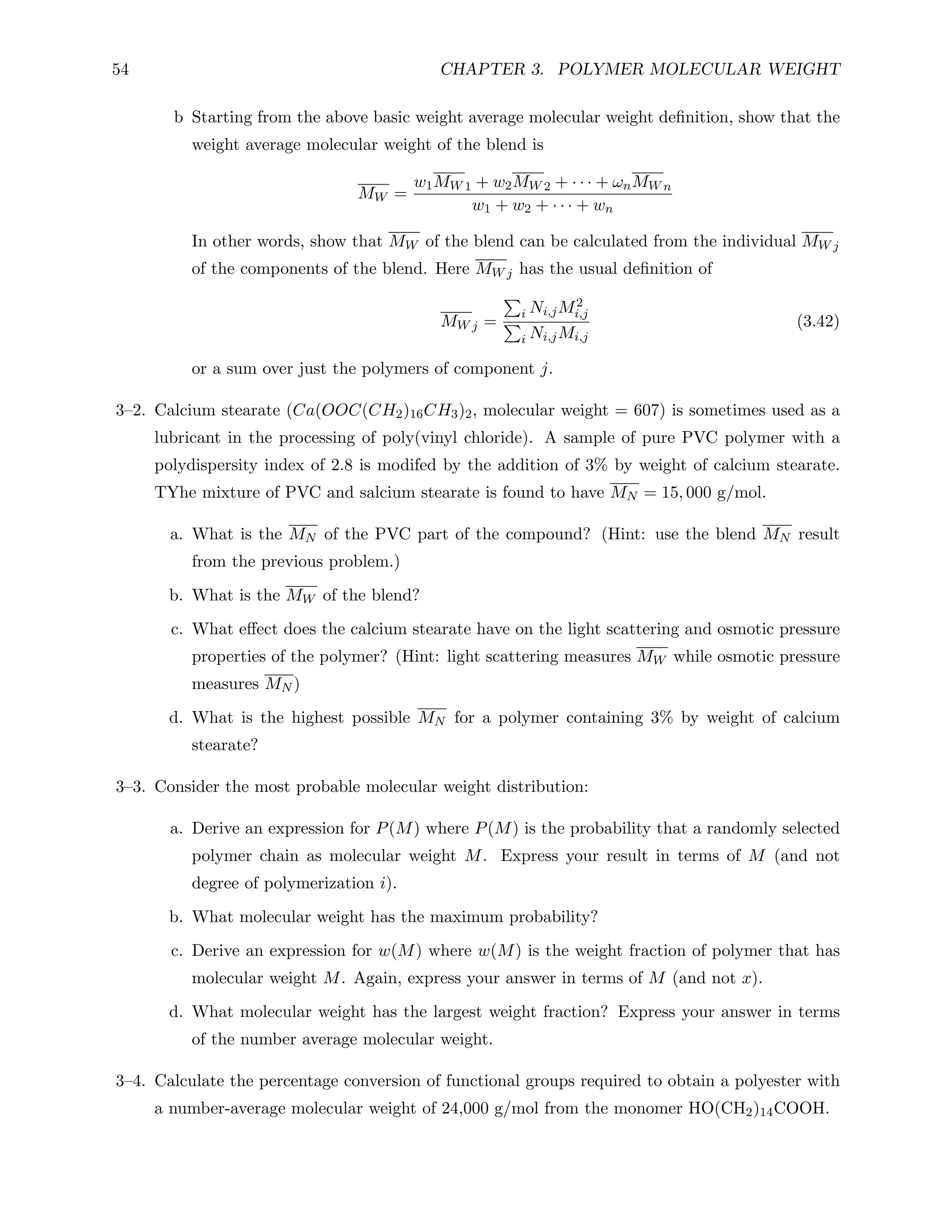 Molecular weight fundamentals | PDF