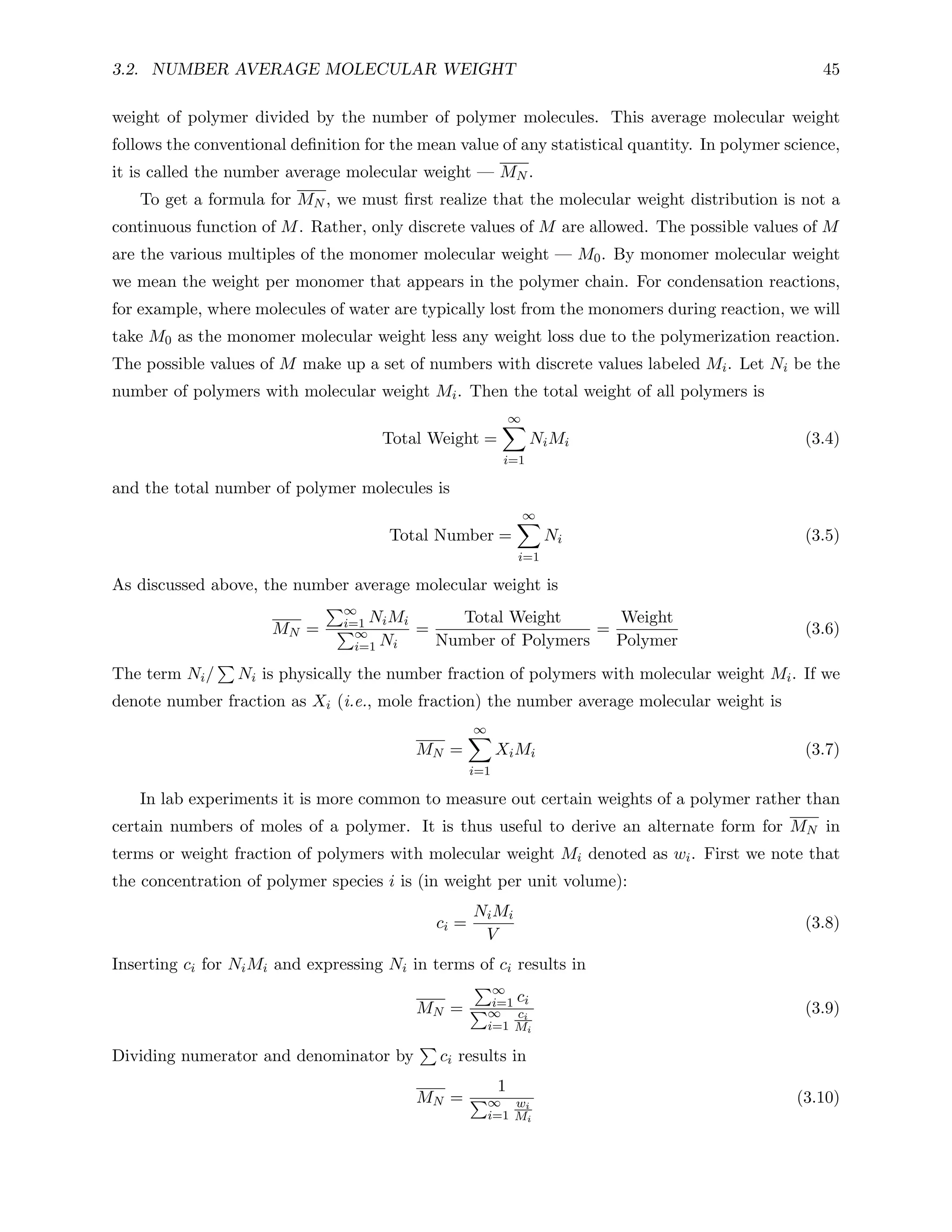Molecular weight fundamentals | PDF