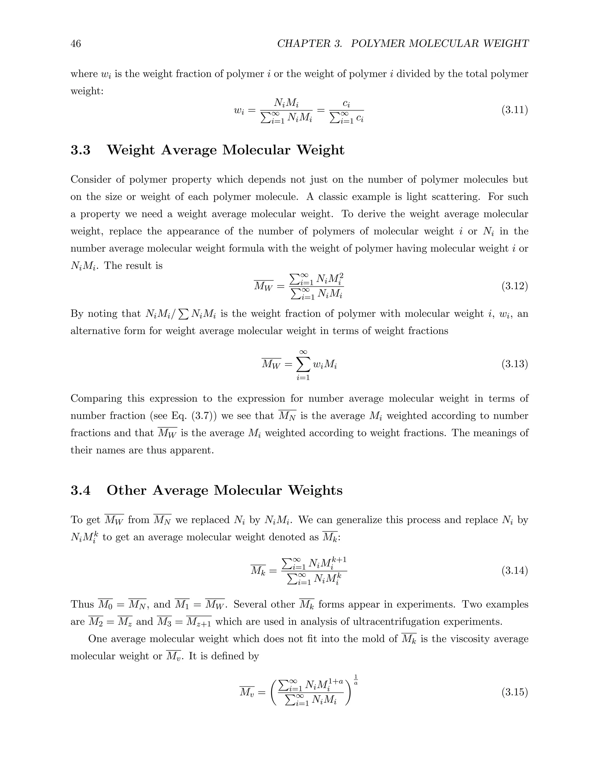 Molecular weight fundamentals | PDF