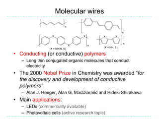De novo design of molecular wires with optimal properties for solar ...
