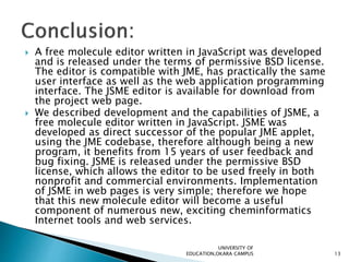 Molecule editor | PPTX