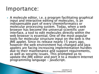 Molecule editor | PPTX