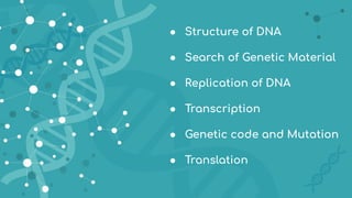 Moleculer basis of inheritance (1) | PPT