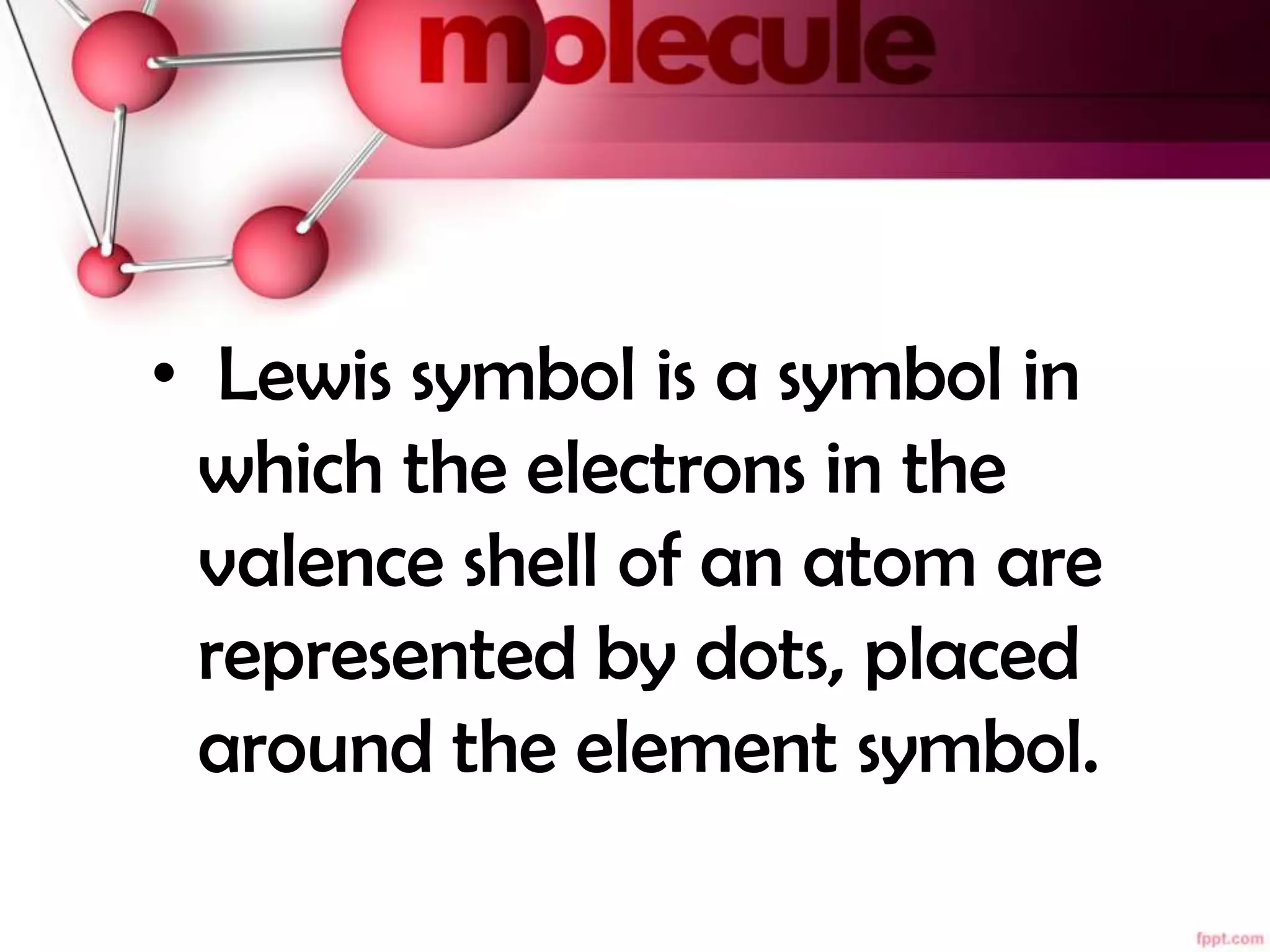 Lewis dot Symbol | PPTX