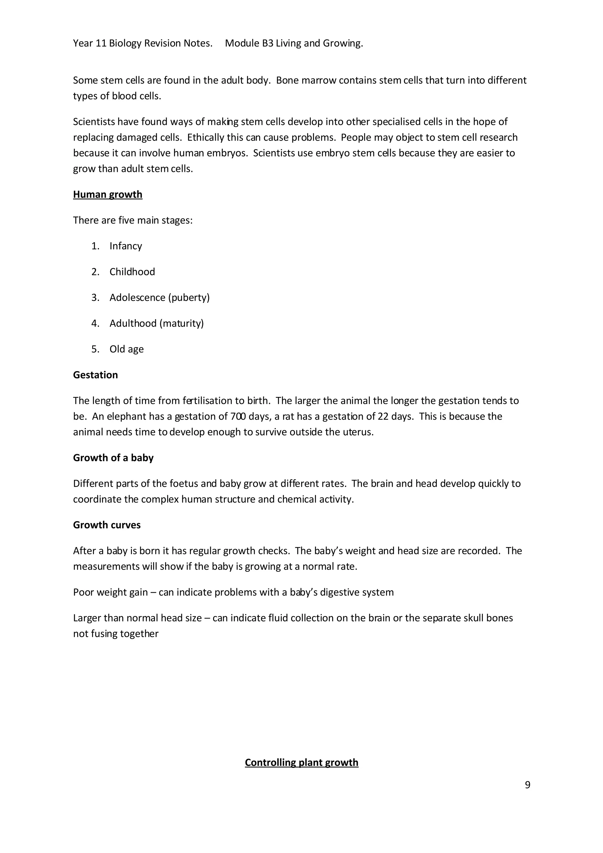 B3 OCR GCSE | DOC