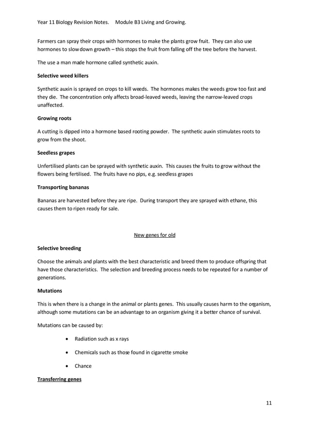 B3 OCR GCSE | PDF