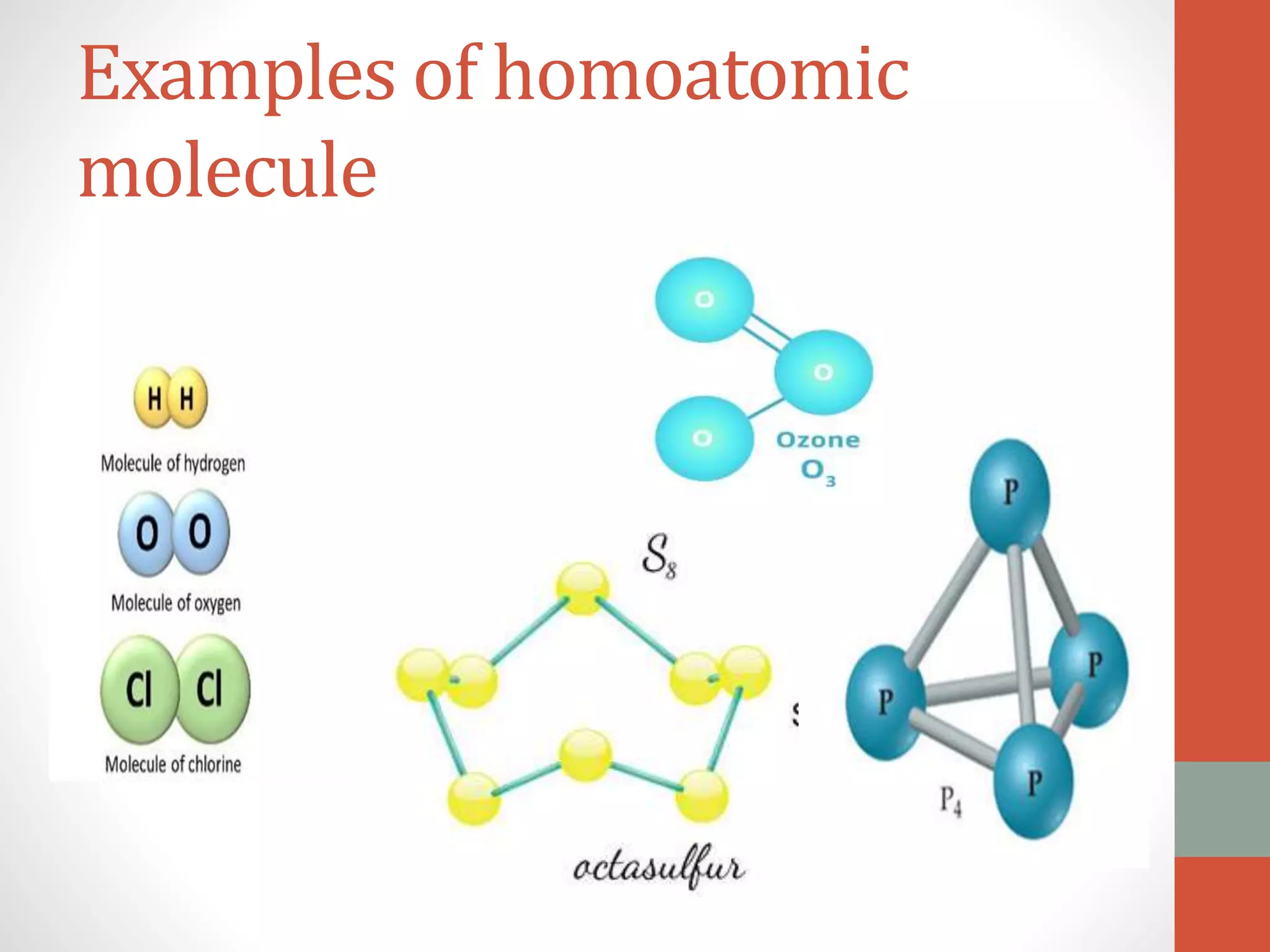 Molecules and its types | PPTX