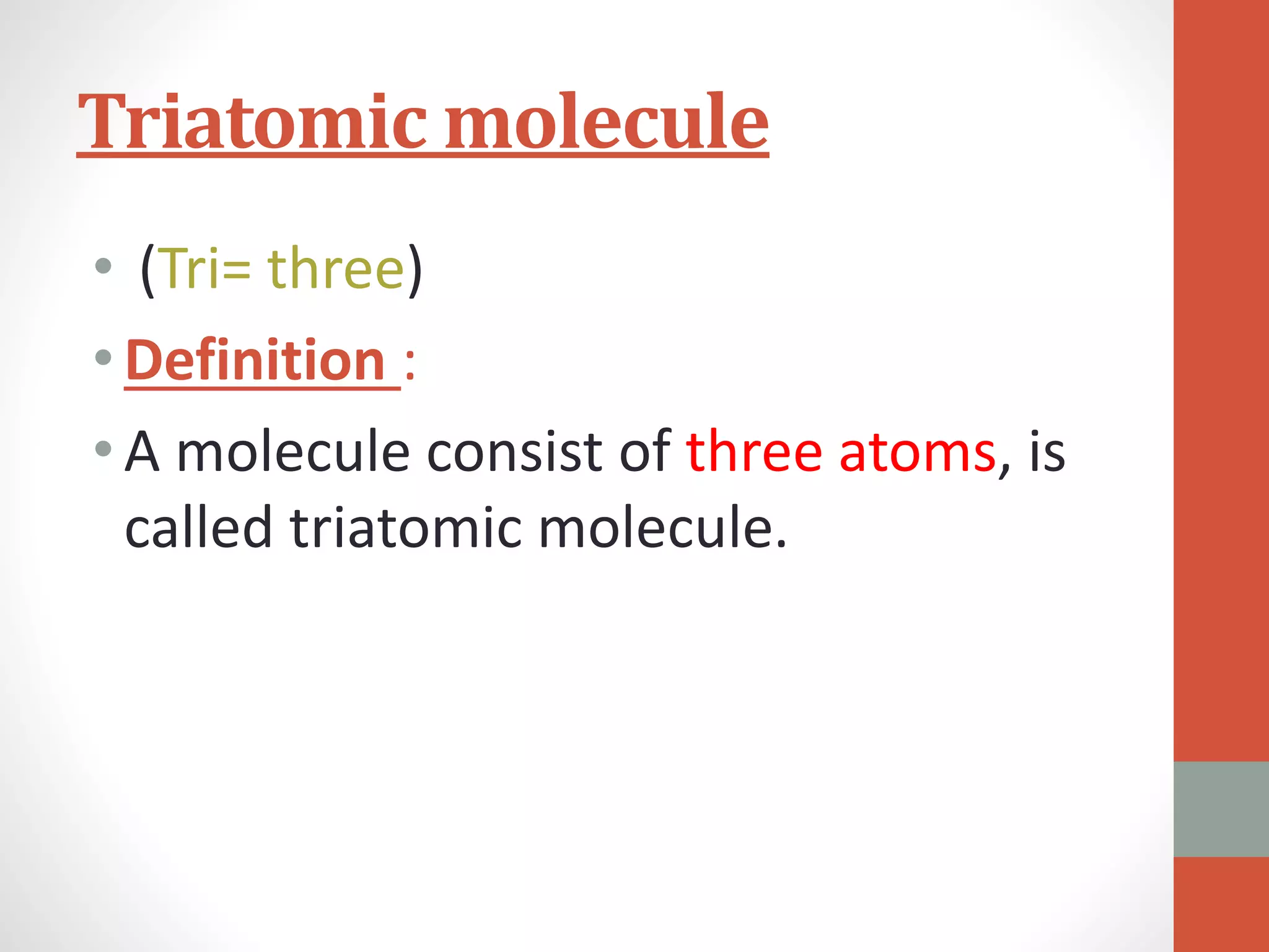 Molecules and its types | PPTX