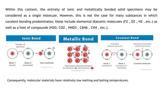 Molecules and metallic crystal structure | PPTX