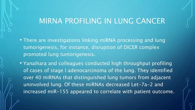 Molecules in lung cancer part 3 | PPTX