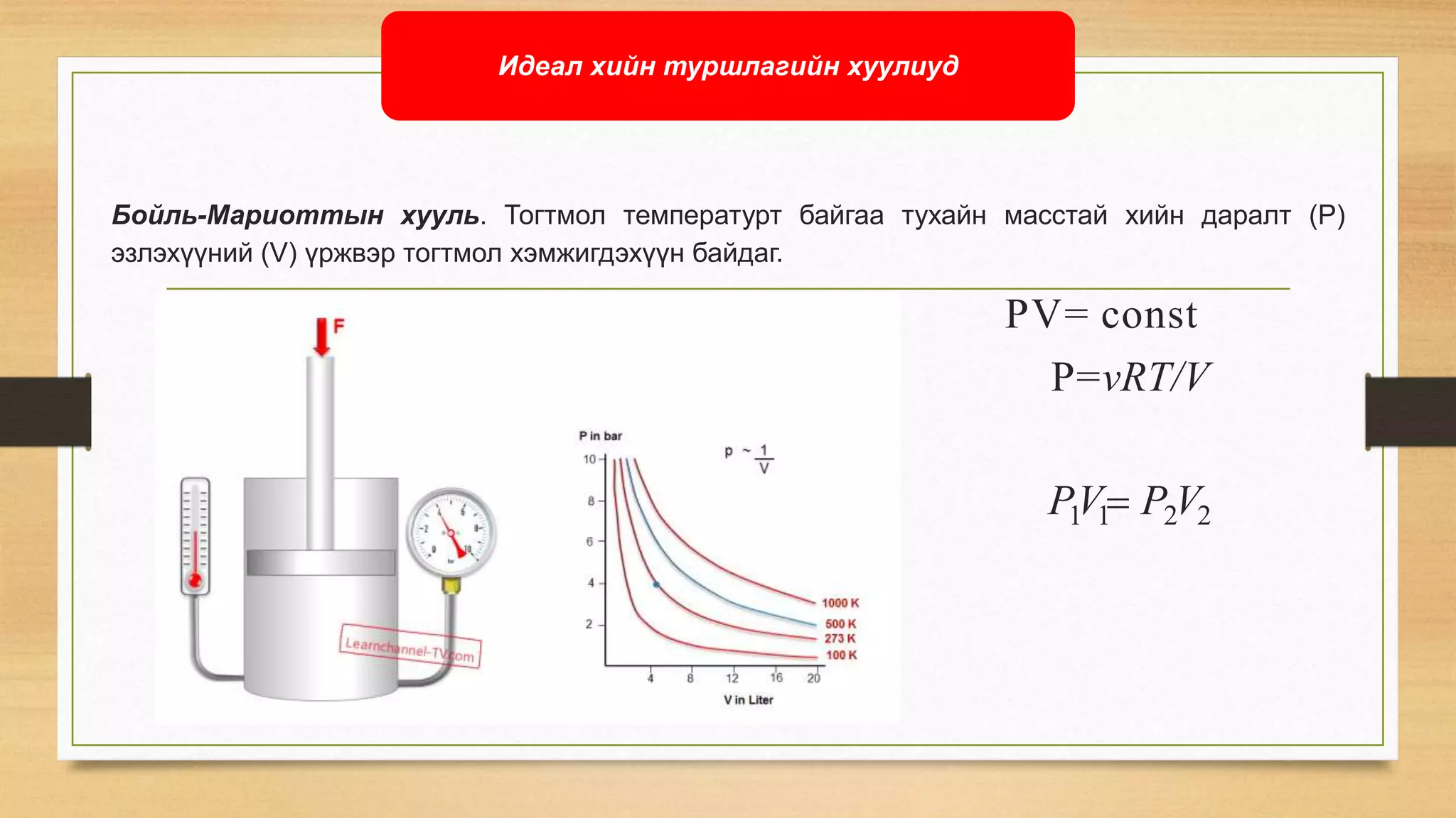 Молекул кинетик онол | PPTX