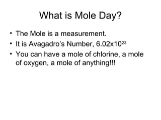 Mole Day Presentation | PPT
