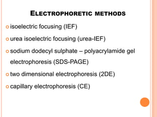 Molecular detection of food borne pathogens-presentation | PPTX