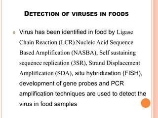 Molecular detection of food borne pathogens-presentation | PPTX