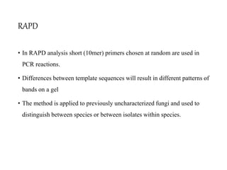 Moleecular mechanism of disease diagnosis | PPTX