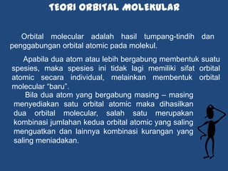 Molekular orbital | PPTX