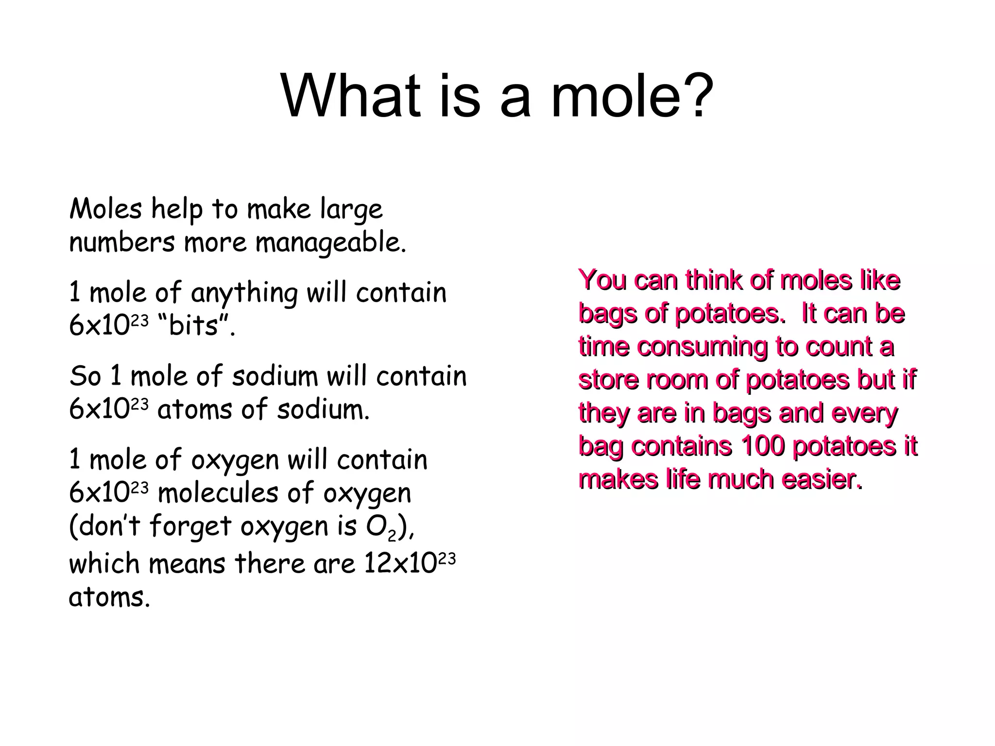 Moles | PPT