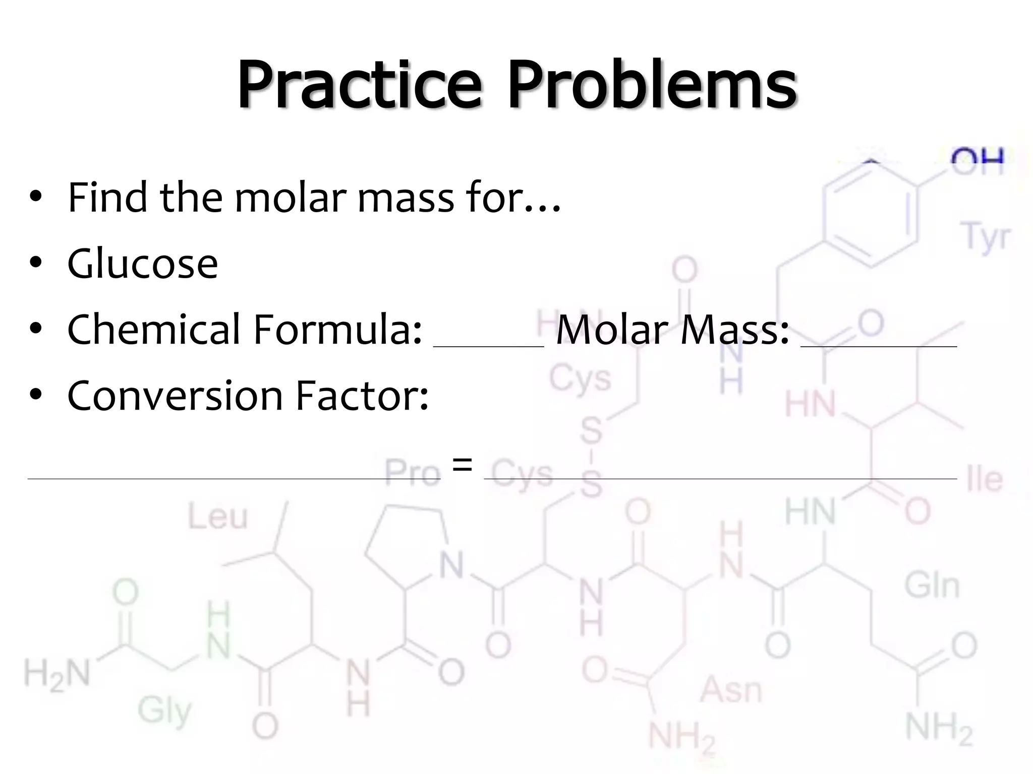 Moles and molar mass | PPTX