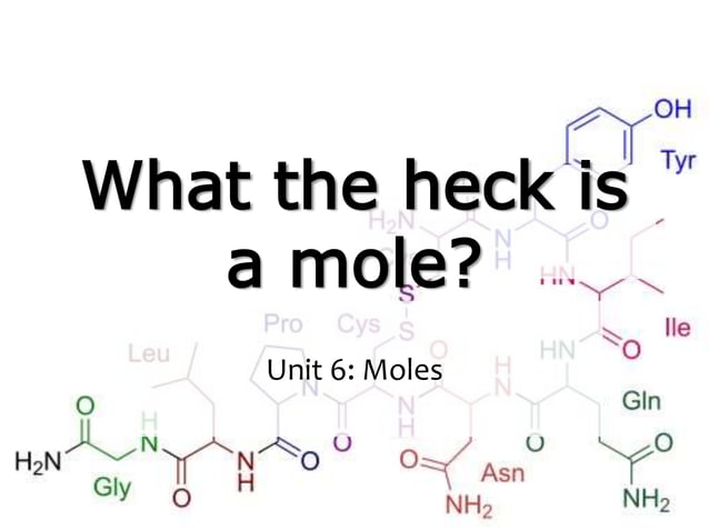 Moles and molar mass | PPTX | Chemistry | Science