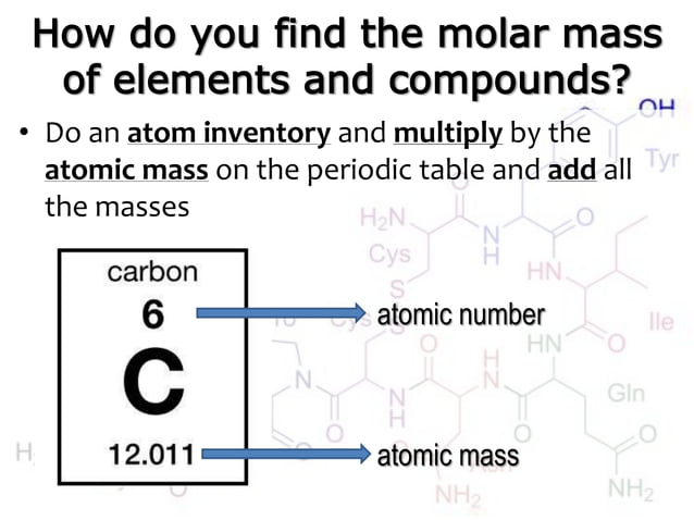 Moles and molar mass | PPTX | Chemistry | Science