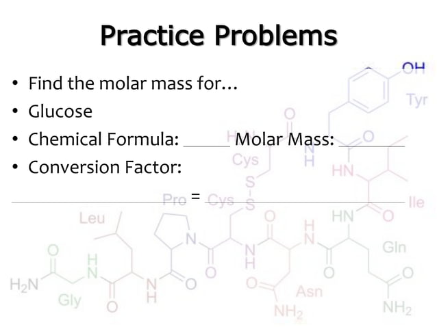 Moles and molar mass | PPTX | Chemistry | Science