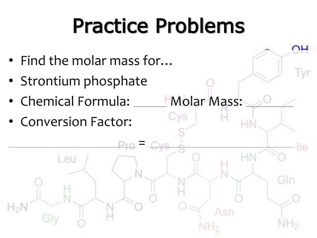 Moles and molar mass | PPTX | Chemistry | Science