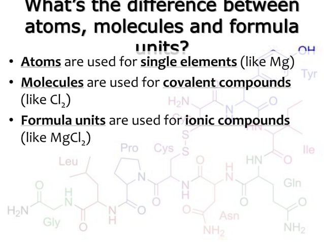 Moles and molar mass | PPTX | Chemistry | Science