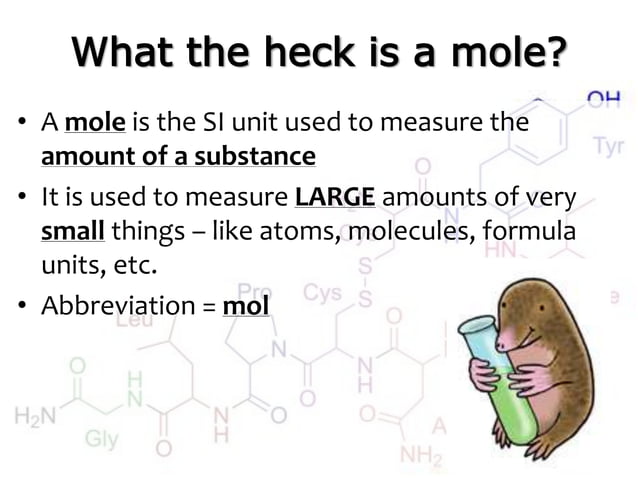 Moles and molar mass | PPTX | Chemistry | Science